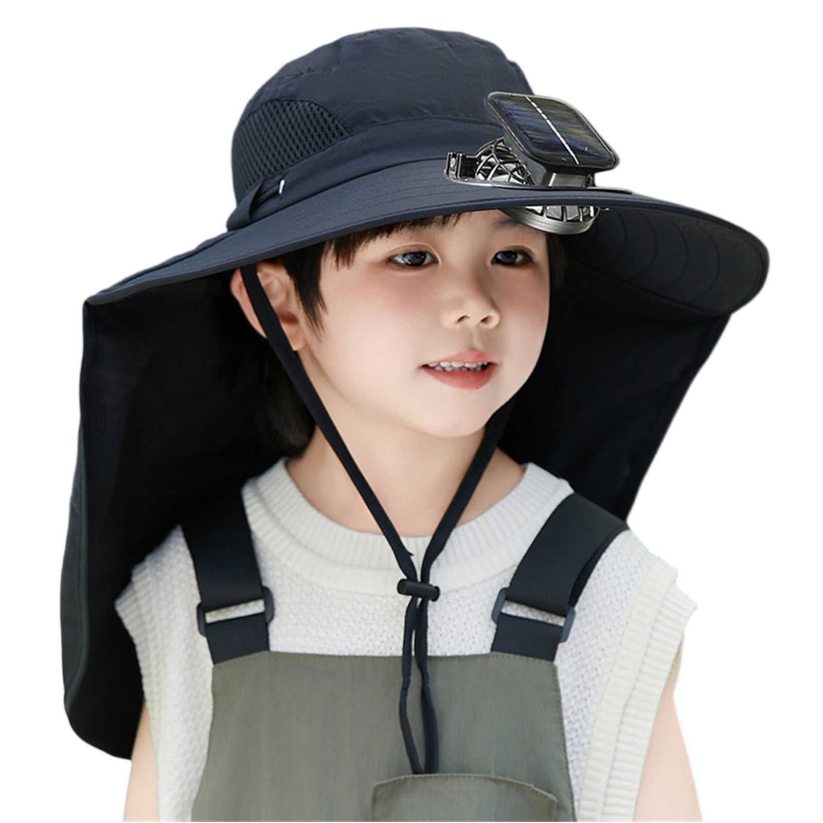 WTOBBY Kids Solar Adventure Hat, Child Sized Wide Brim Sun Protection ...