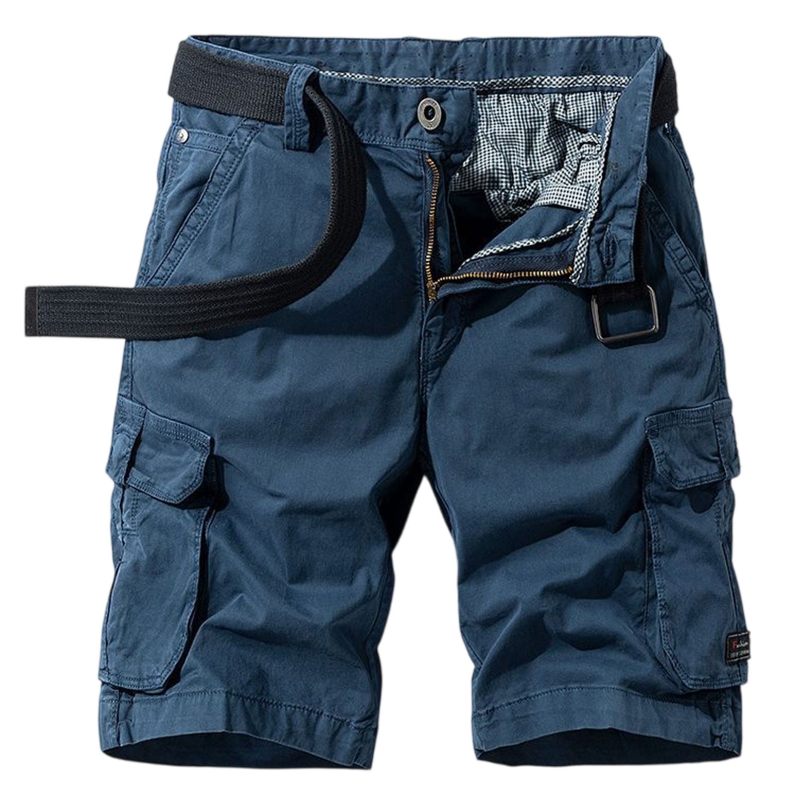 WTOBBY Men's Casual Comfortable Cargo Shorts, Multi-Pocket Military ...