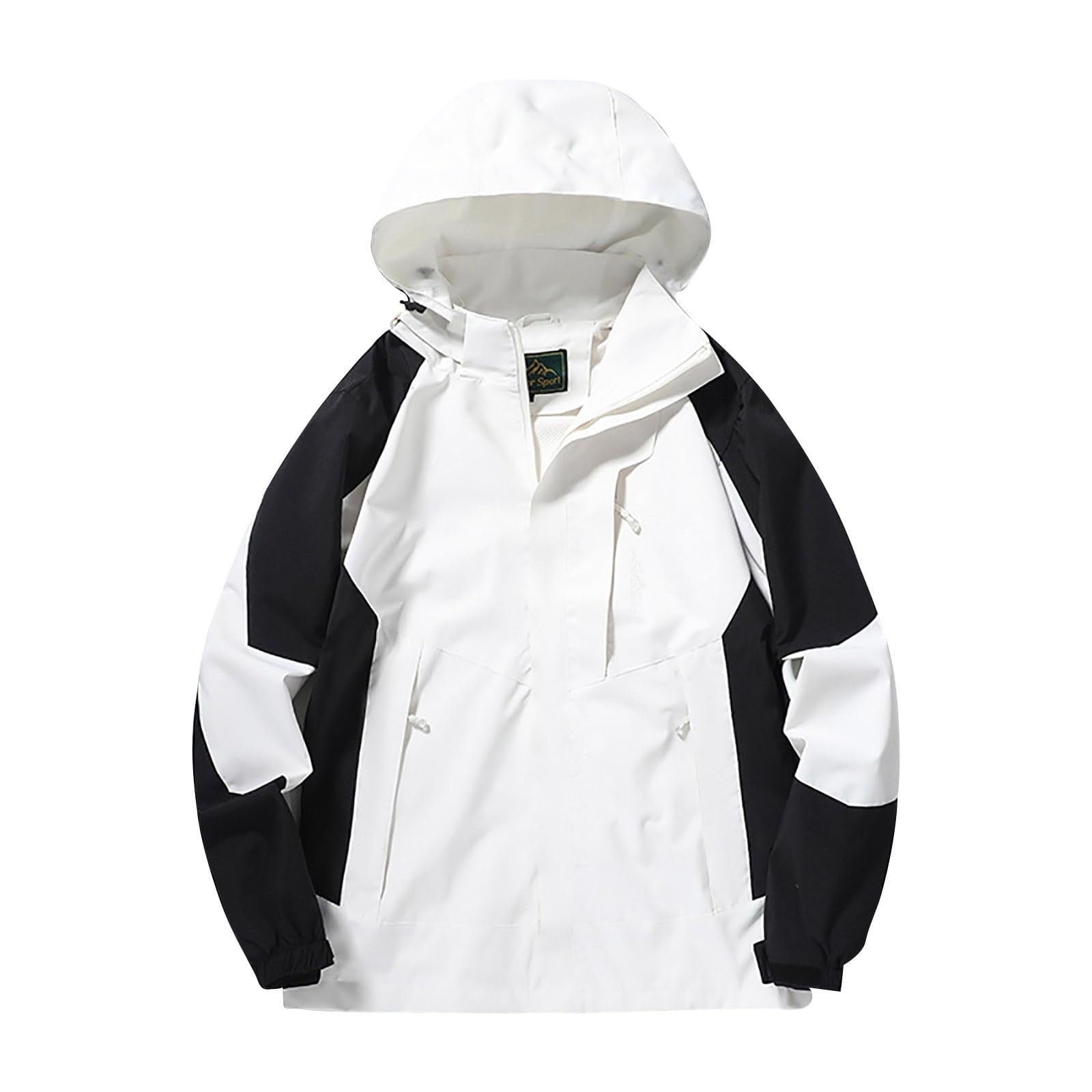 WTOBBY Men's Hooded Water-Resistant Sports Jacket, Compact Travel ...