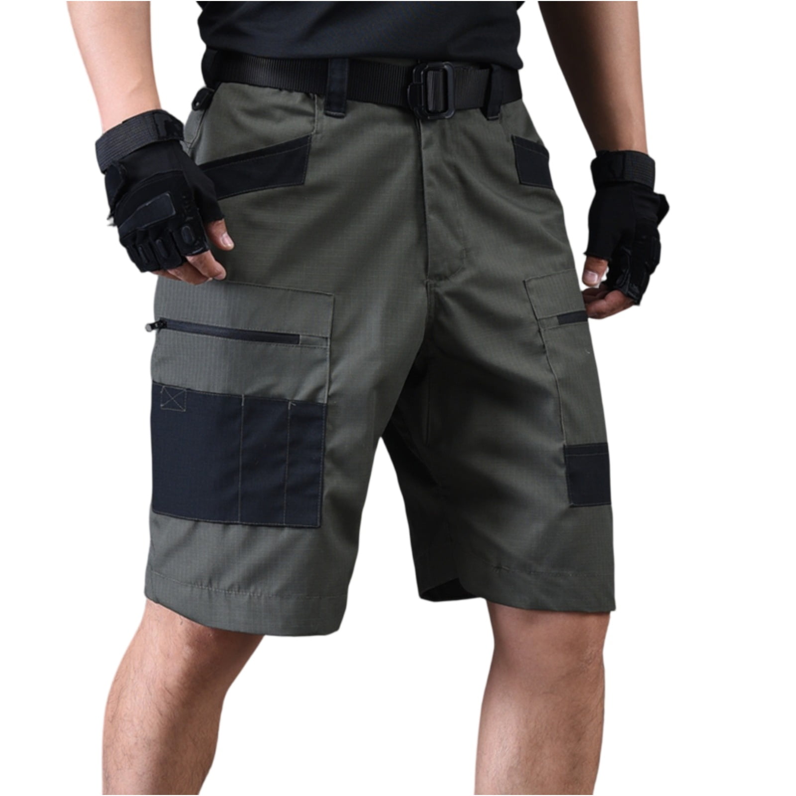 WTOBBY Men's Ripstop Tactical Training Shorts without Belt, Multi ...