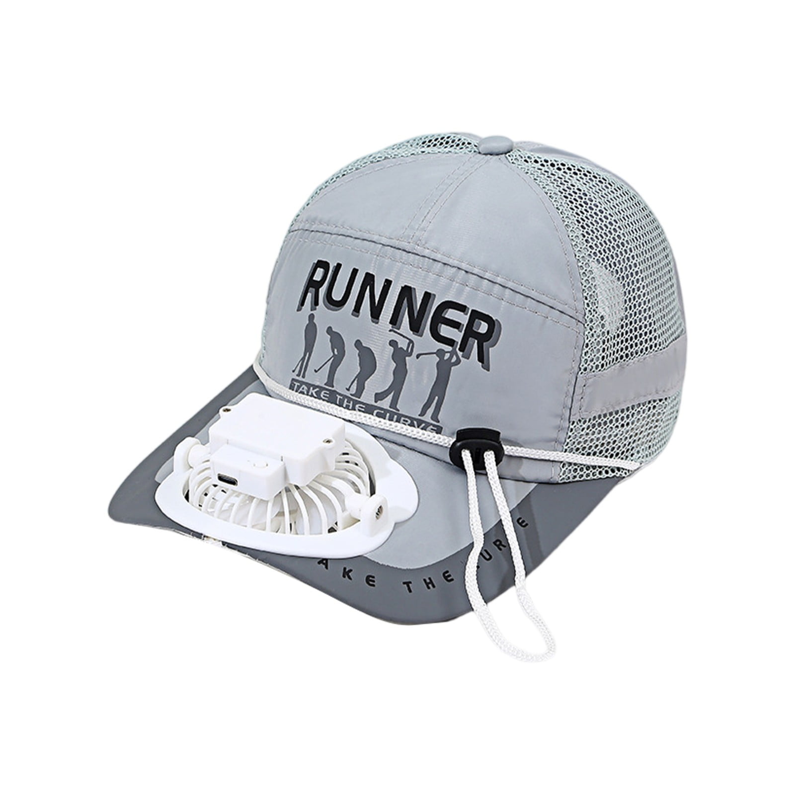 WTOBBY RUNNER Series Solar Fan Hat, Sport Performance Cooling Cap with ...