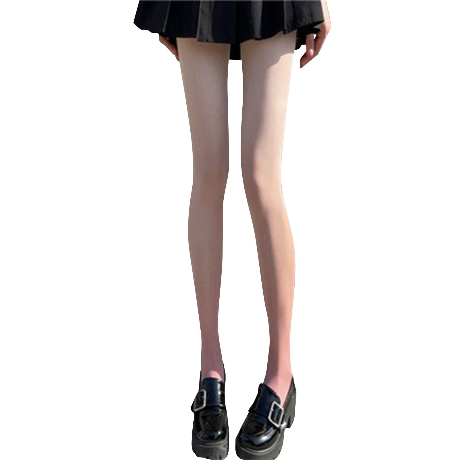 WTOBBY Sheer Gradient Pantyhose with Reinforced Toe Construction, 50D ...