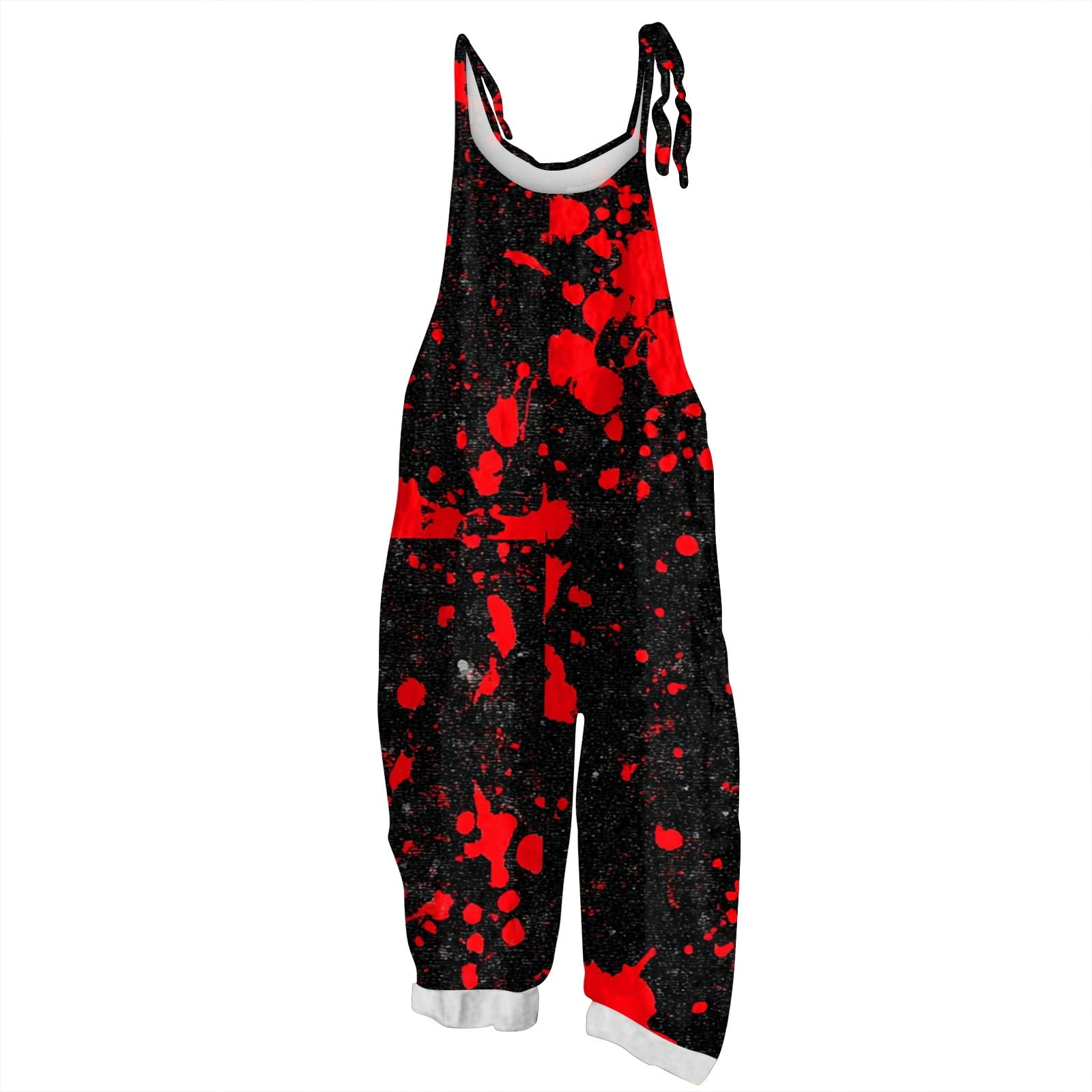 WTOBBY Women's JumpsuitRetro Style Casual Loose with Halloween Print ...