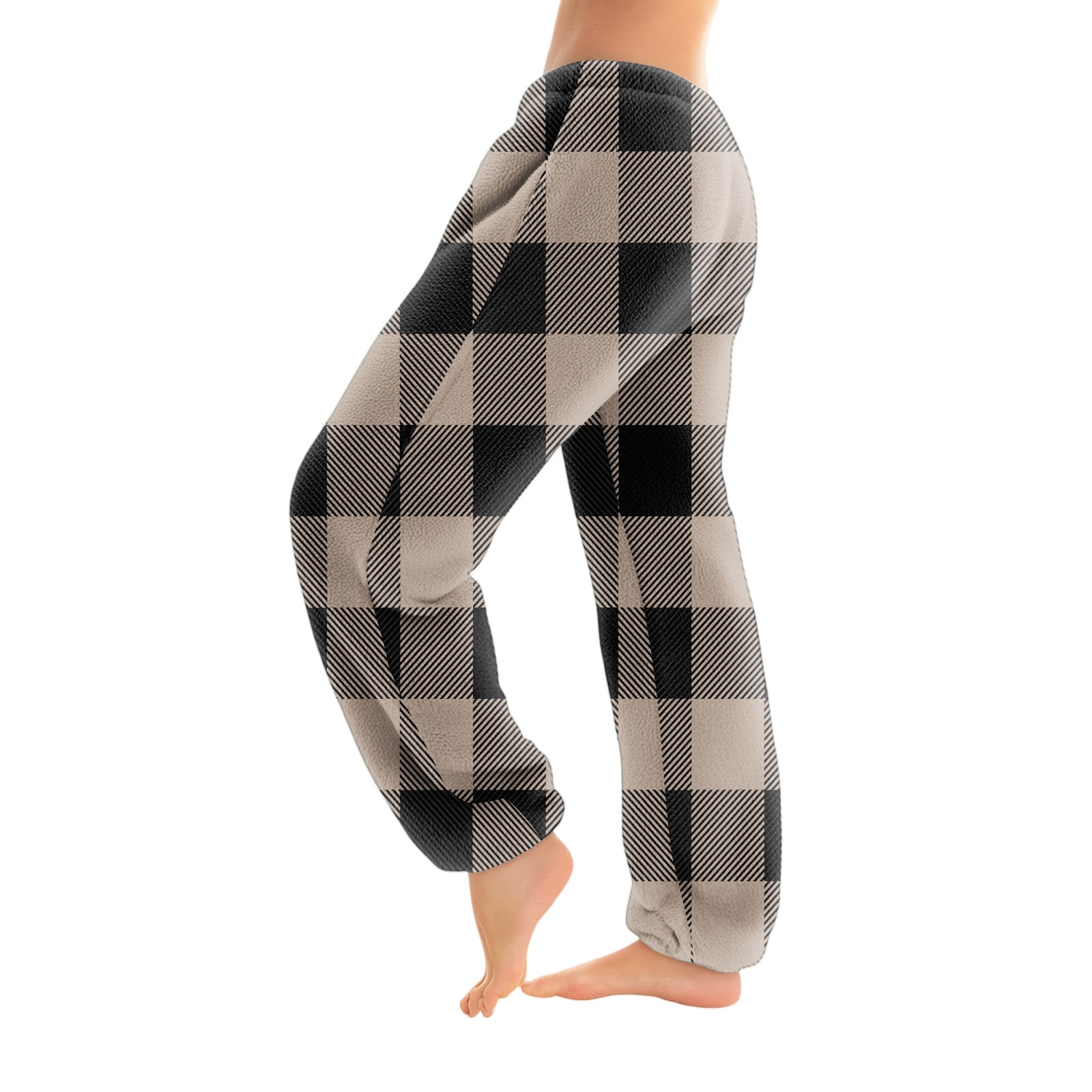 WTOBBY Women's Striped Print Pajama Pants with Cuffed Ankles, Casual ...