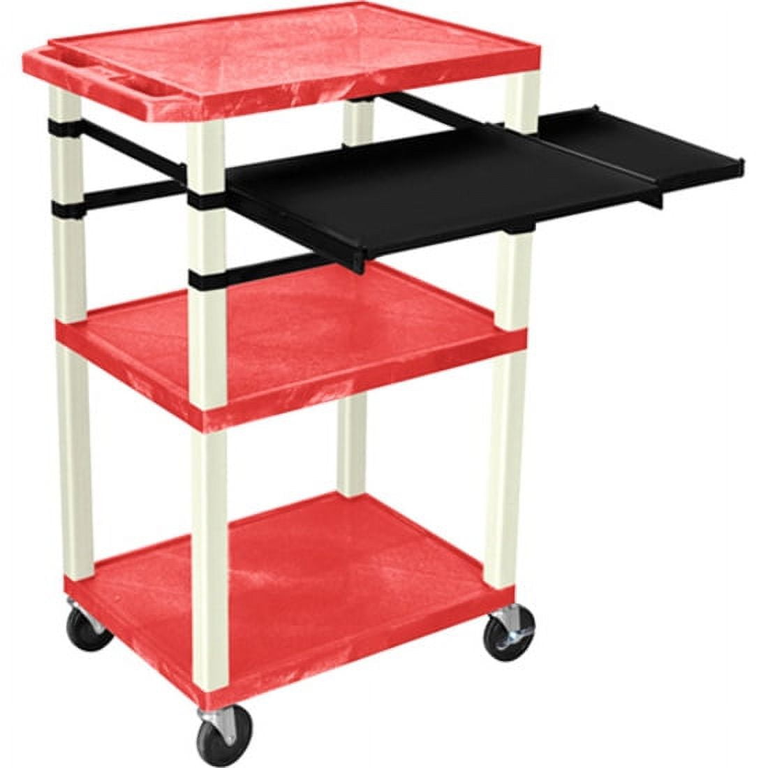 WTPSLP42E - Front and Side Pullout Shelf Cart Putty Legs - Walmart.com
