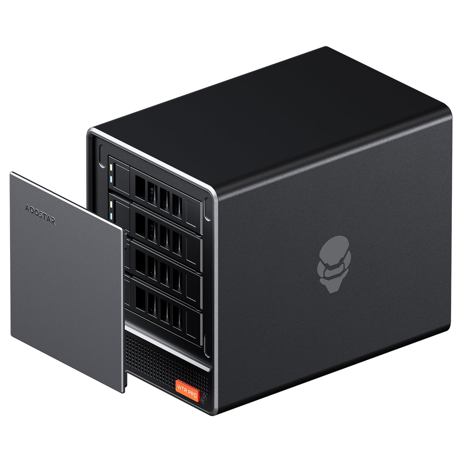 WTR PRO Mini PC+Nas,4 Bay 90T, AMD Ryzen 7 5825U,32G/1TB,DDR4 RAM,Two M ...