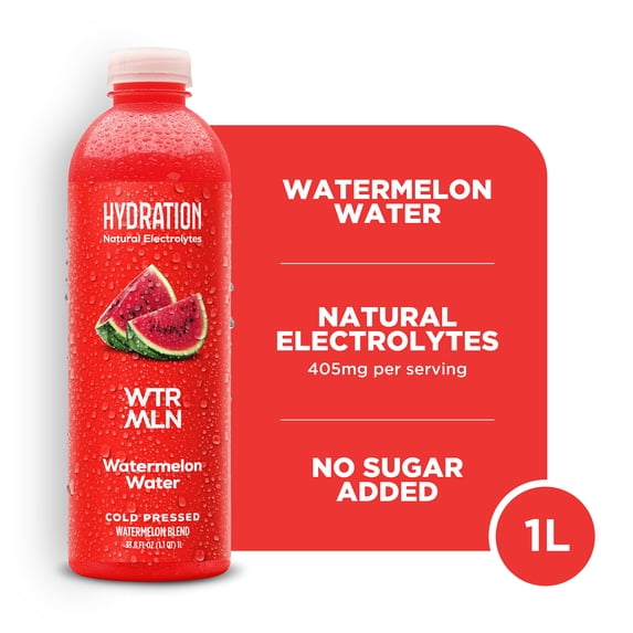WTRMLN WTR Cold Pressed Juiced Watermelon 33.8 fl oz Hydrating ...