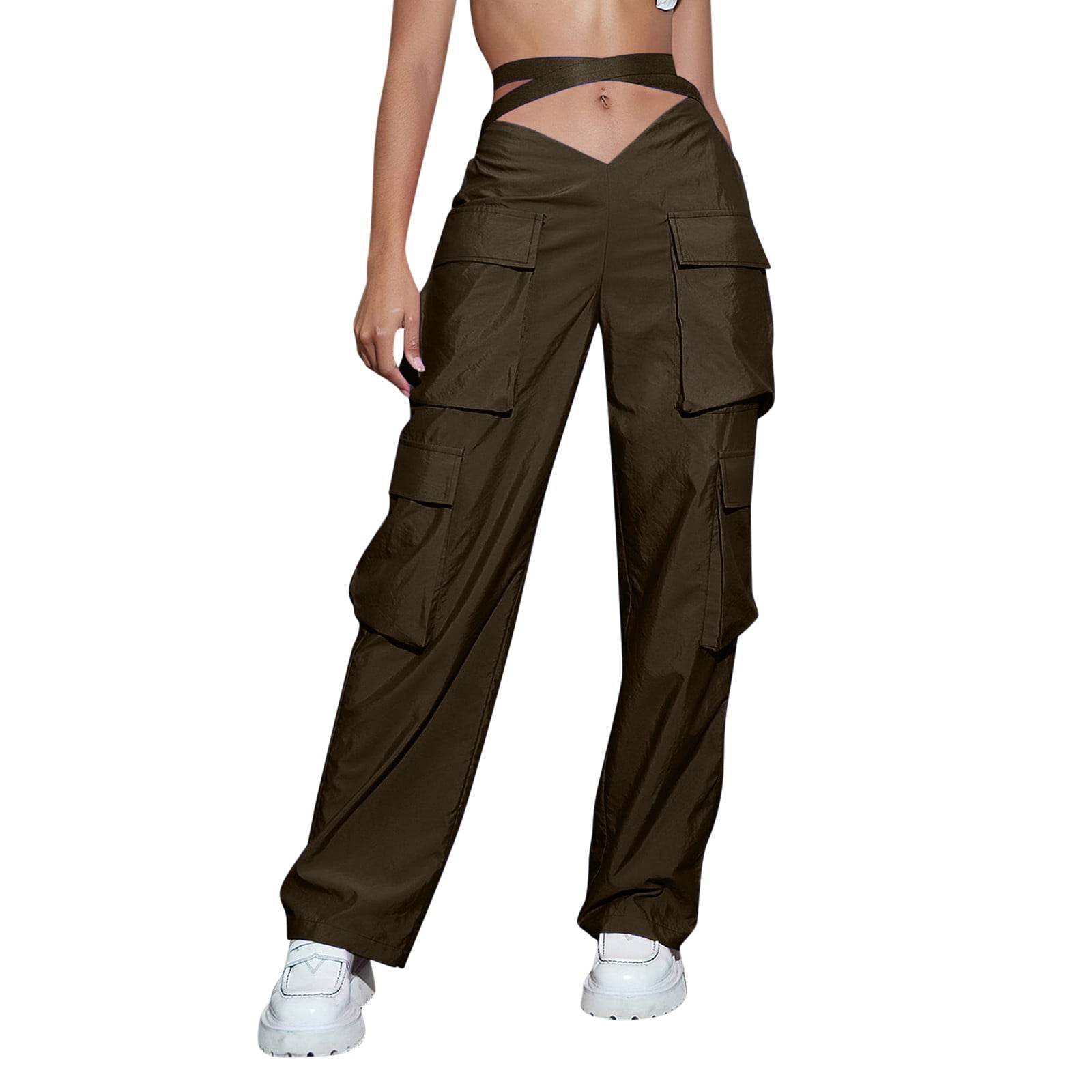 WTXUE Cargo Pants For Women High Waisted, Scrub Pants 2024 Cargo Pants ...