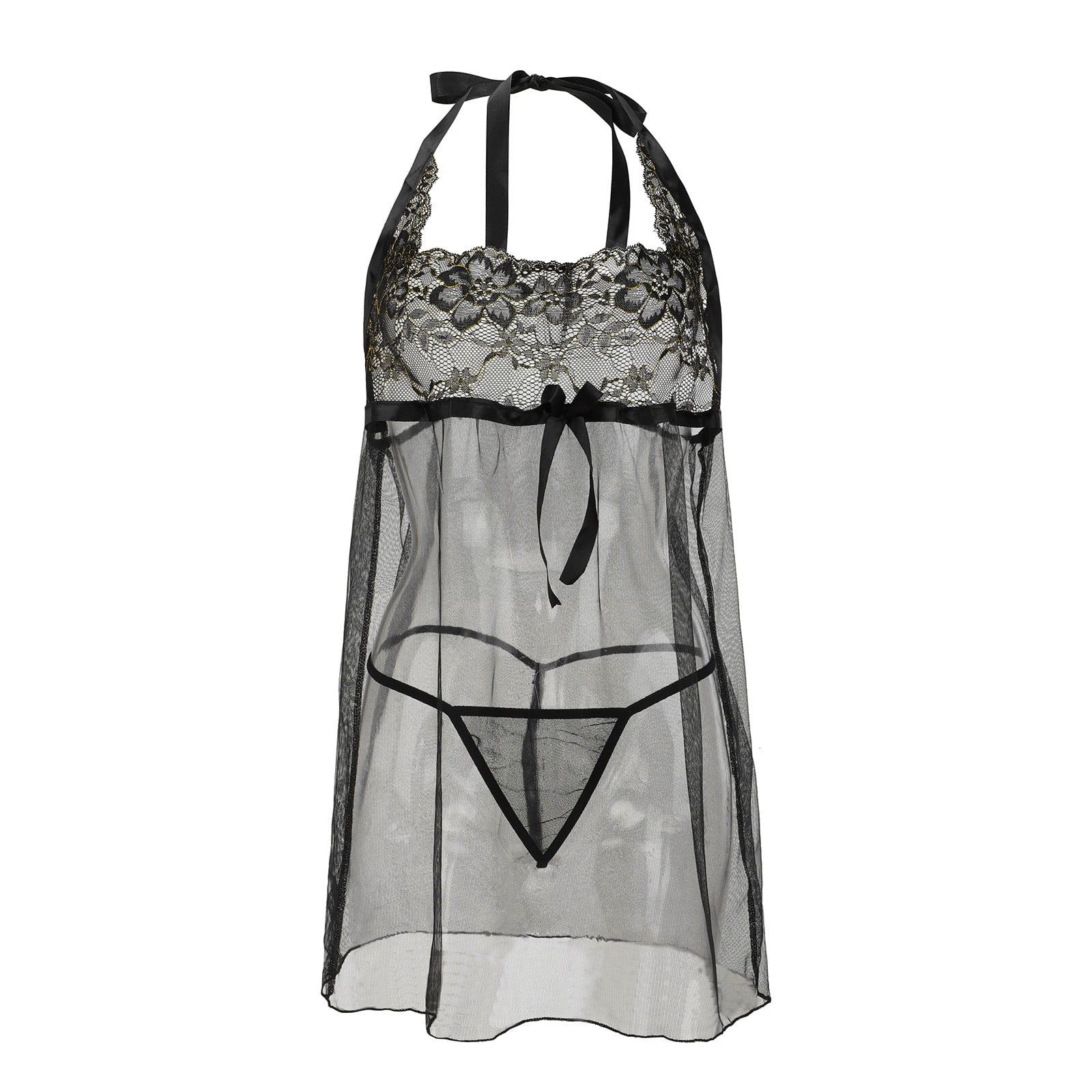 WTXUE Chemises & Babydolls | Nightshirts & Gowns Halter Bra Women Plus ...