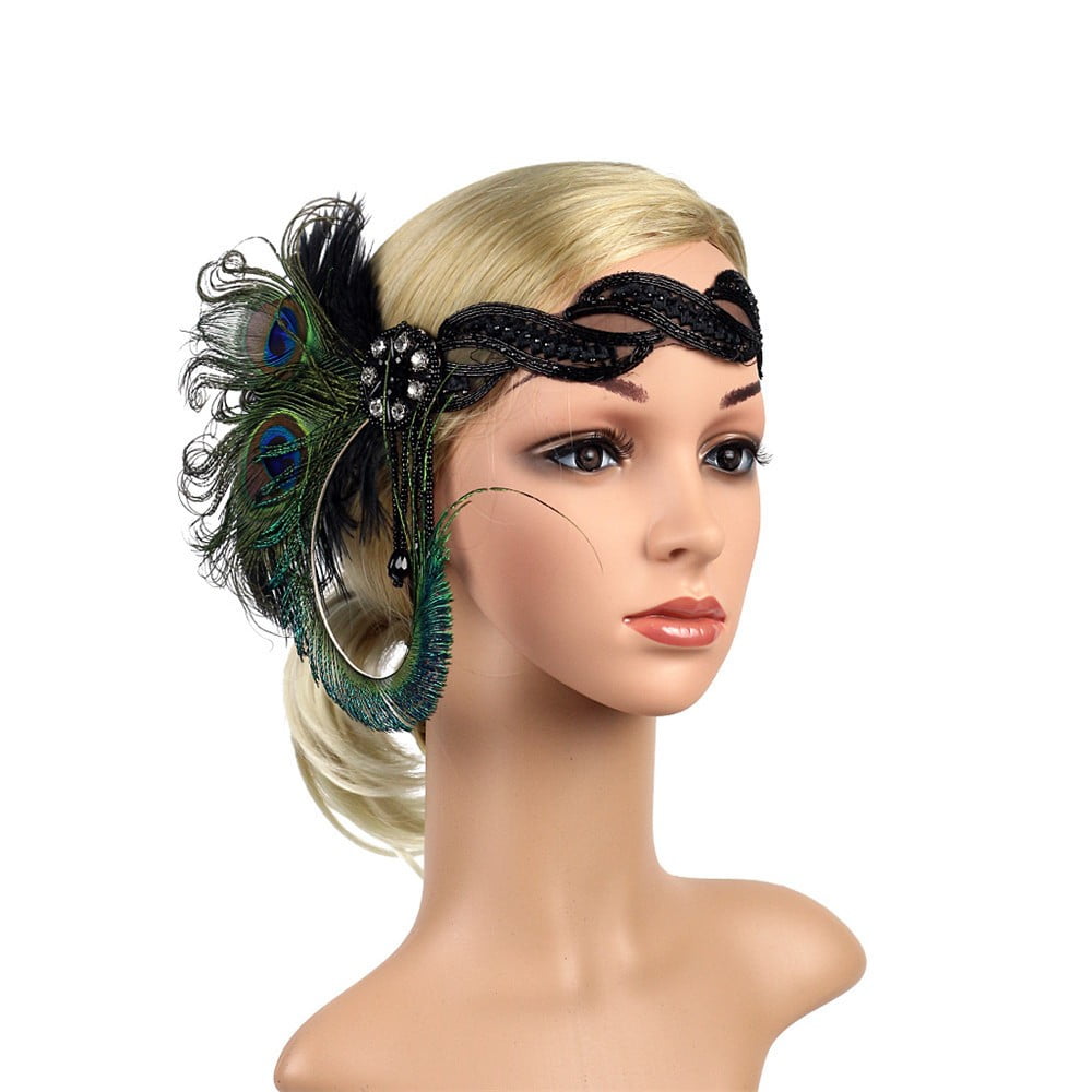 WTXUE Headbands for Women, Headpiece Great Flapper Headband Retro 1920s ...