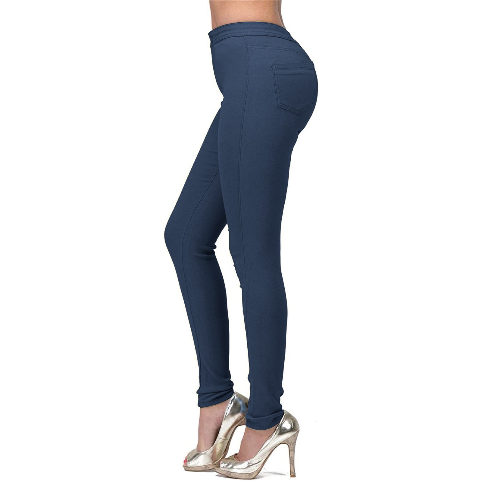 WTXUE Jeans For Women, Jeggings Womens High Waist Soild Denim Butt ...