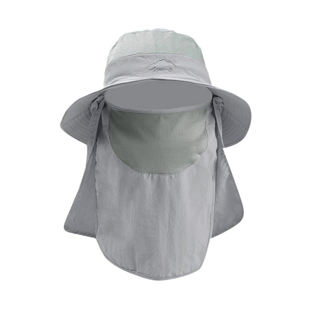 WTXUE Mens Hats, Sun Hat Cap with Face Outdoor Fishing Dry Quick Men ...