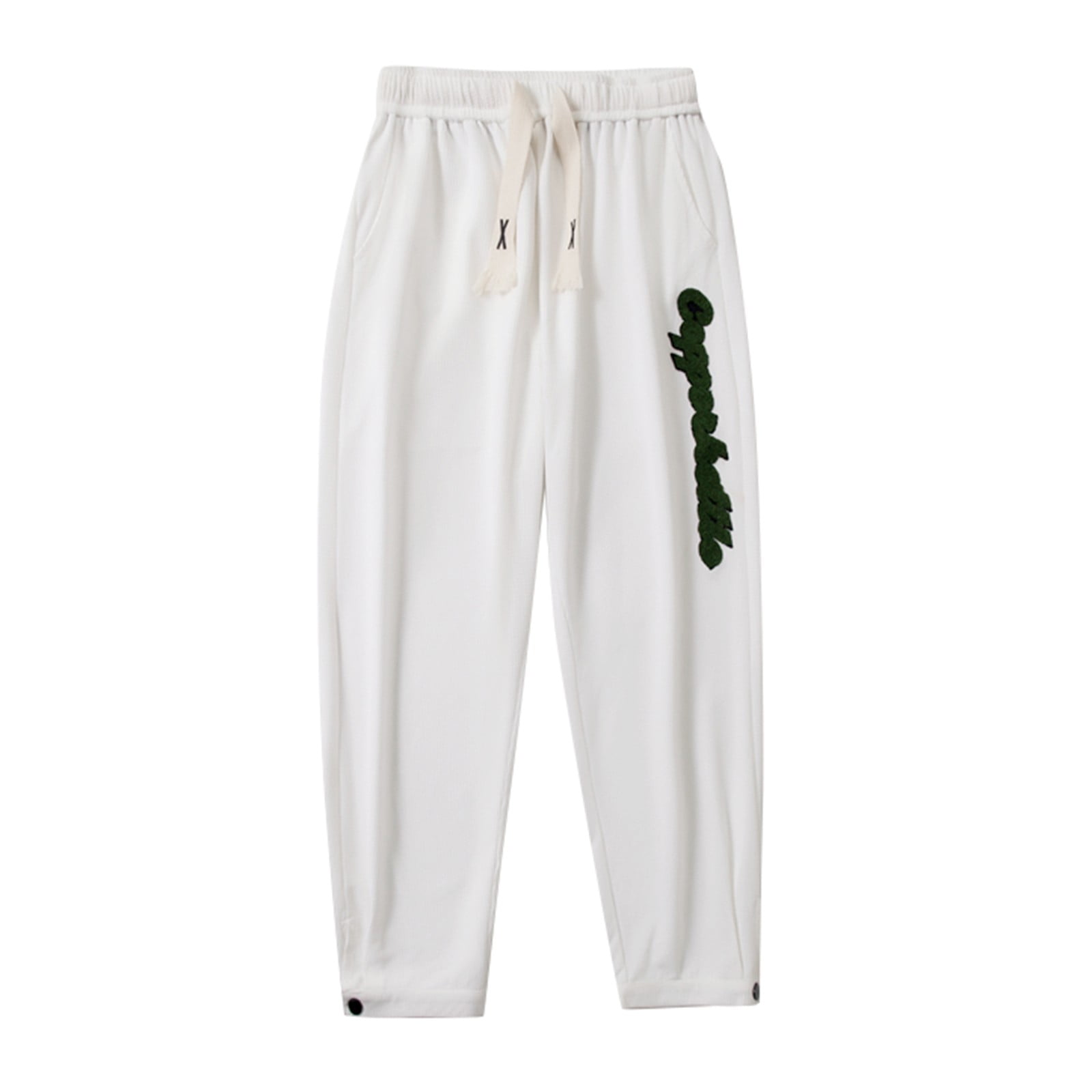 Wtxue Mens Pants Casual Male Spring And Autumn Casual Cold Embroidery