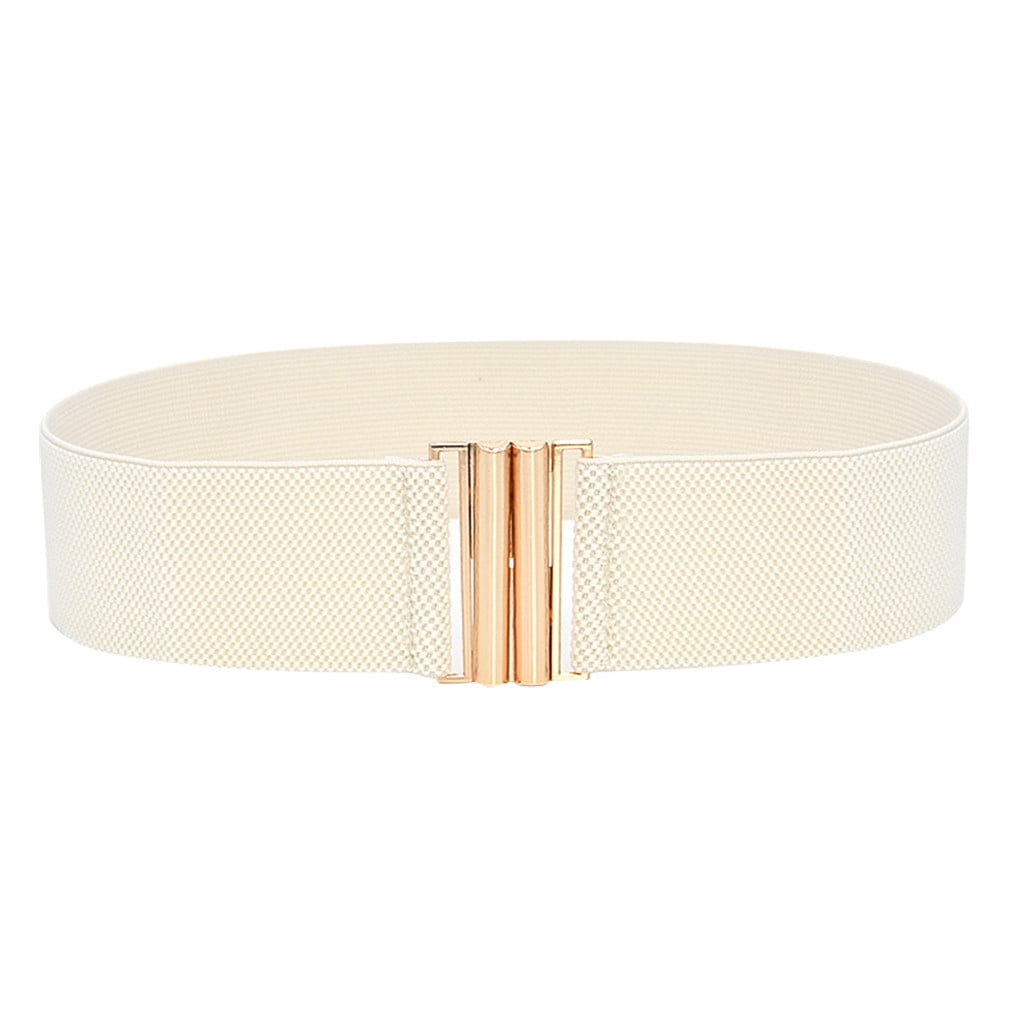 WTXUE Stretch Belt, Wide Women Fashion Belts Lady Elastic Waist Stretch ...
