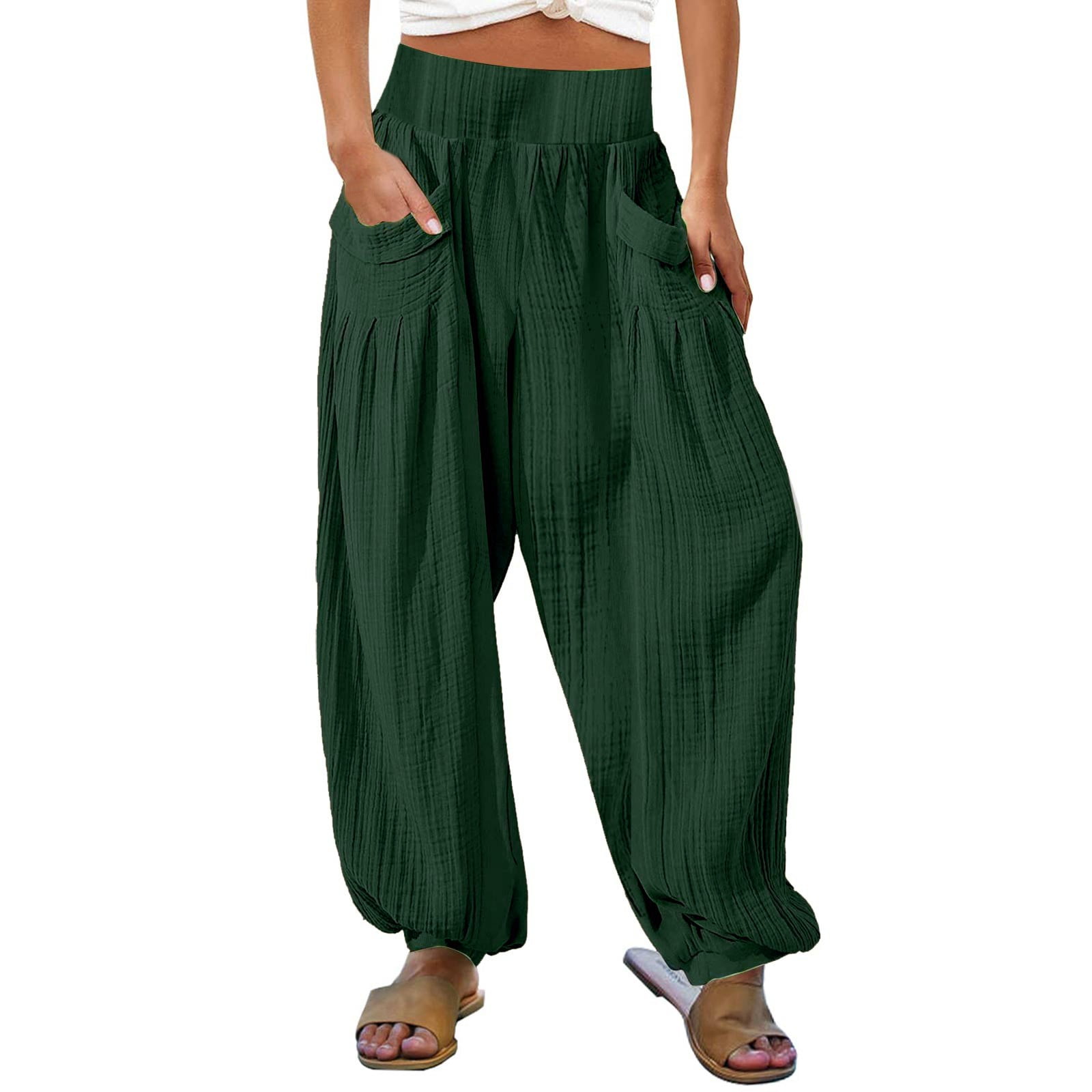 WTXUE Wide Leg Sweatpants, Wide Leg Pants Womens High Waist Casual ...
