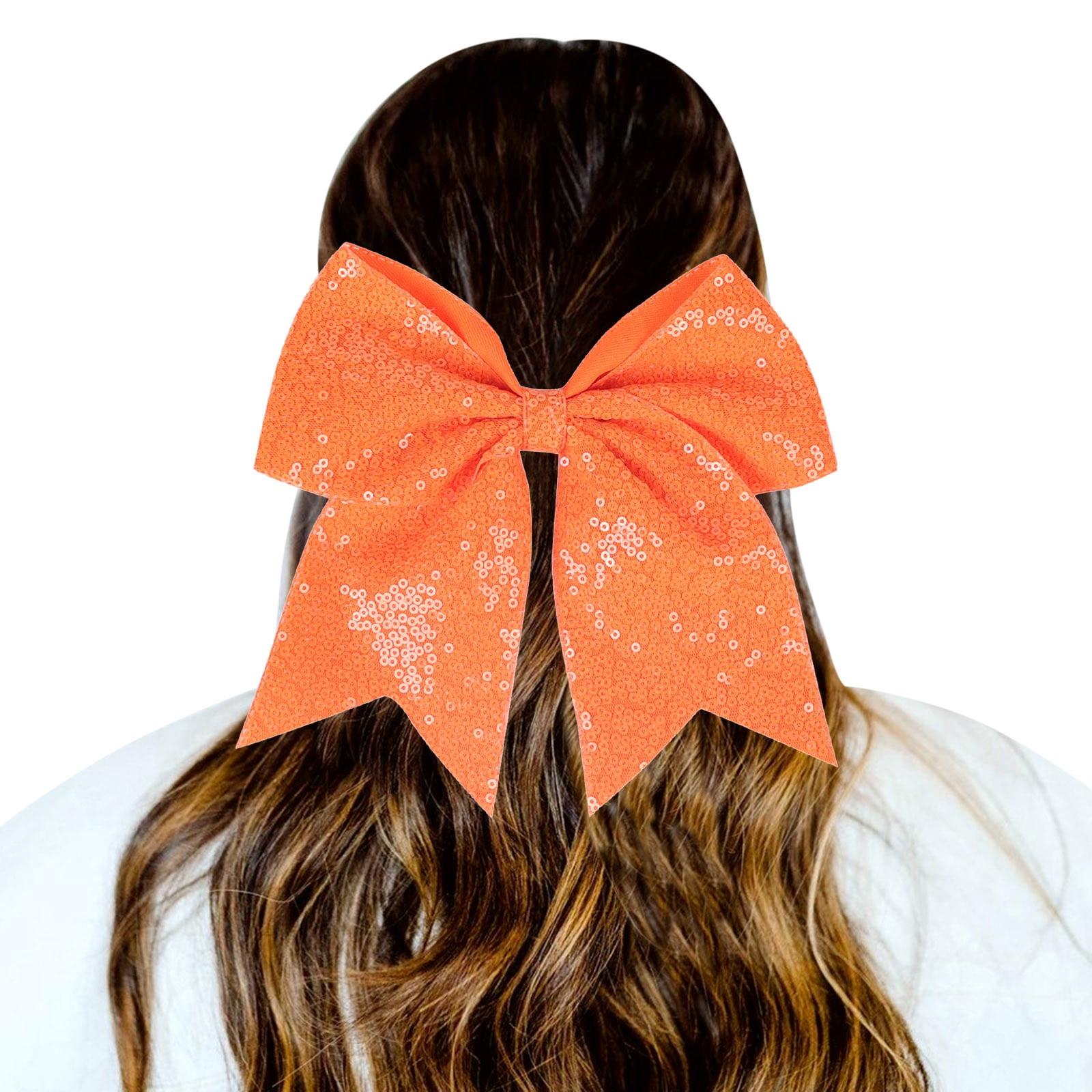 WTXUE hair ties, 1PC Hair Scrunchies Gradient Sequins Bowknot Headdress ...