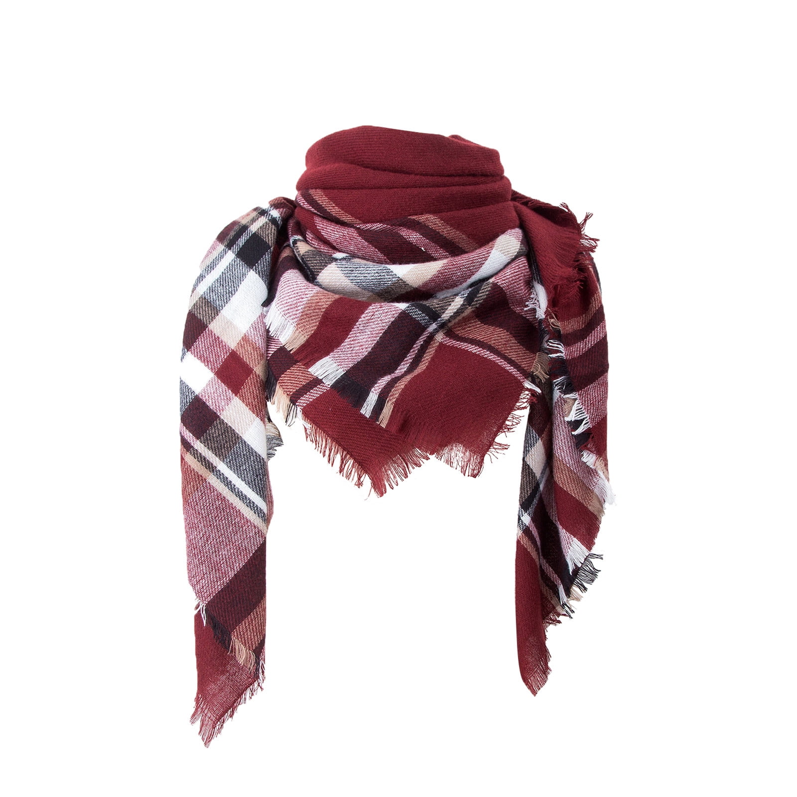 WTXUE scarf for women, Womens Warm Long Shawl Wraps Large Scarves Knit ...