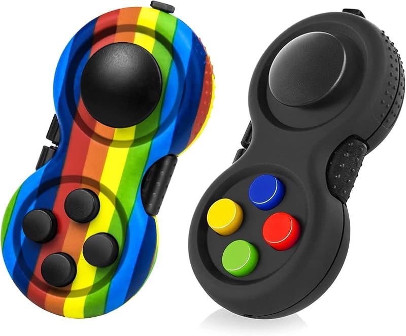 WTYCD Original Fidget Toy Game, Rubberized Classical Controller Fidget ...