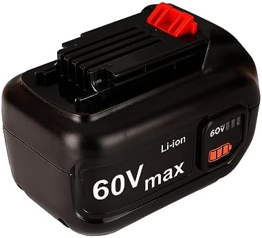 WTYXIYUN 2000mAh Compatible with Black and Decker 60v Battery LBX1560 ...