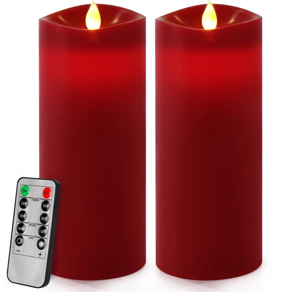 Flameless Candles Battery Operated Candles 4" 5" 6" 7" 8" 9" Set of 9 ...