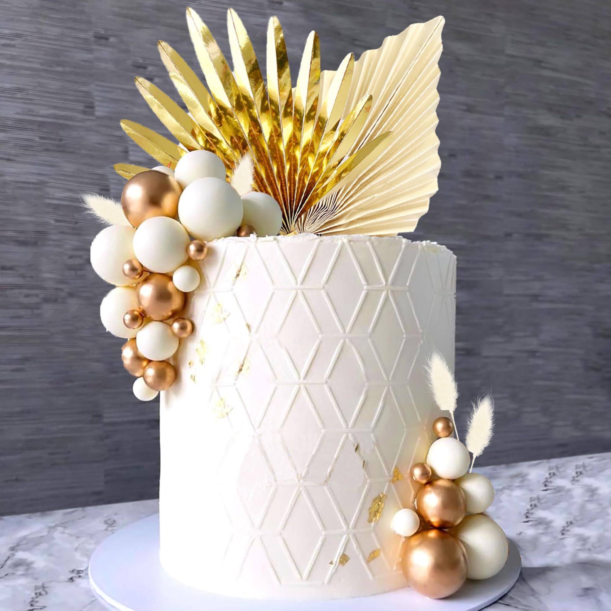 WTef Cake decoration palm leaves cake decorations are suitable for ...