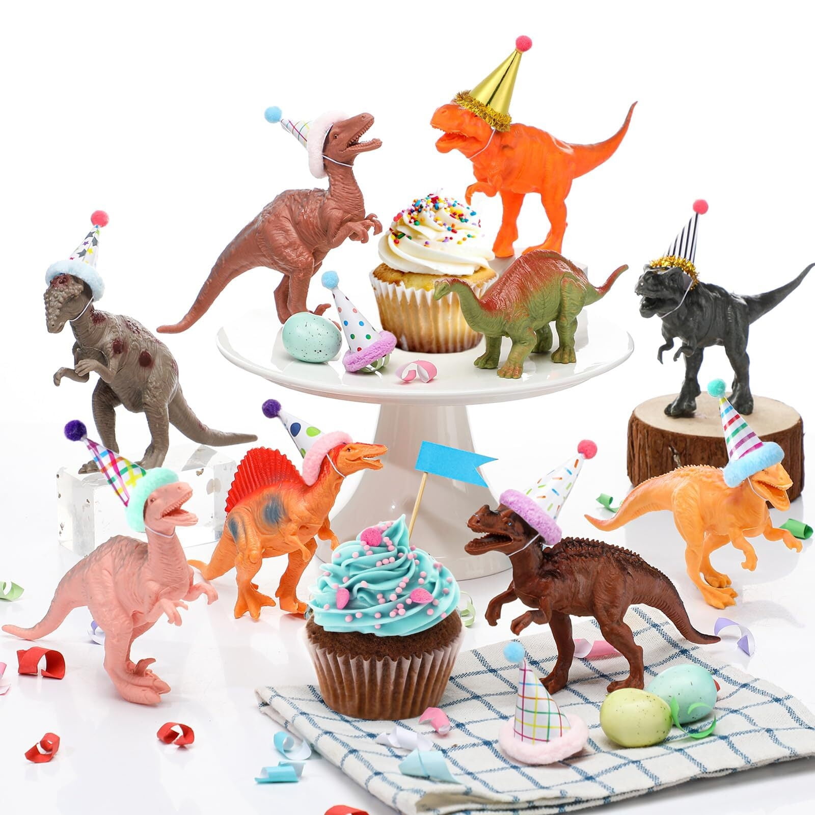 WTef Jungle Animal Birthday Party Decorations Mini Birthday Hat Animal ...