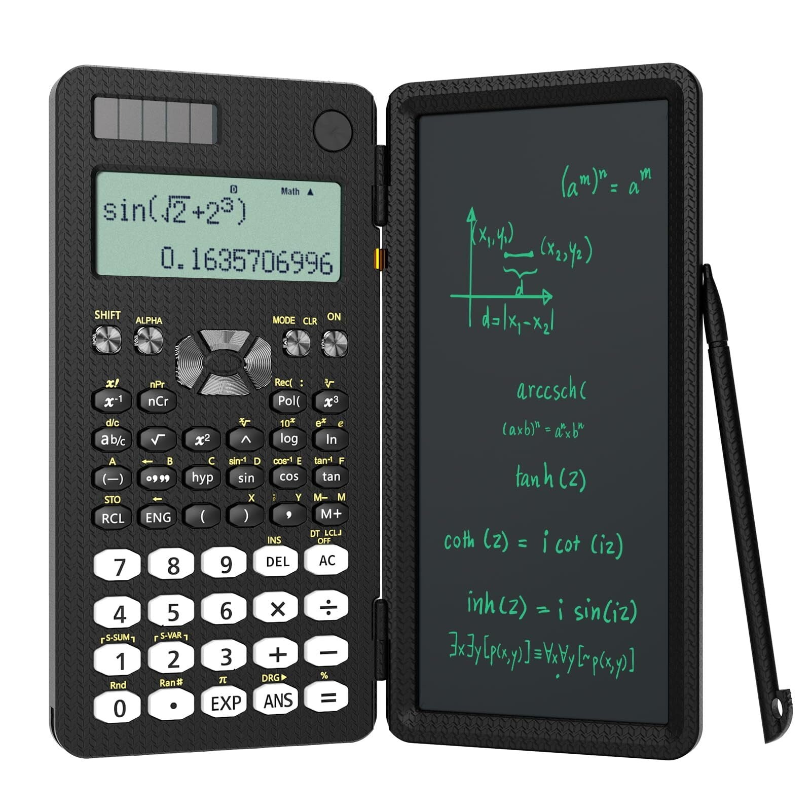 WTef Rechargeable Scientific Calculators, Multiview 4-Line Display with ...