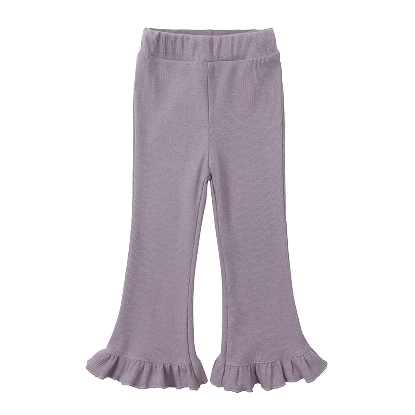 WUANDIXFA School Pants for Girls Dressy Bell Bottom School Uniform ...