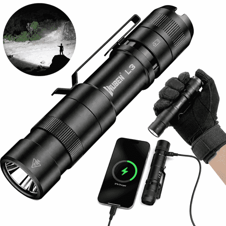 Olight Seeker 3 Pro LED Flashlight, 4200 Lumens, Rechargeable, Non-Slip ...
