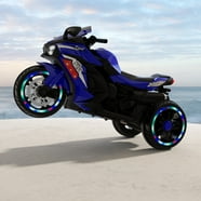 12 Volt Yamaha Raptor ATV Battery Powered Ride-on - Blue and White ...