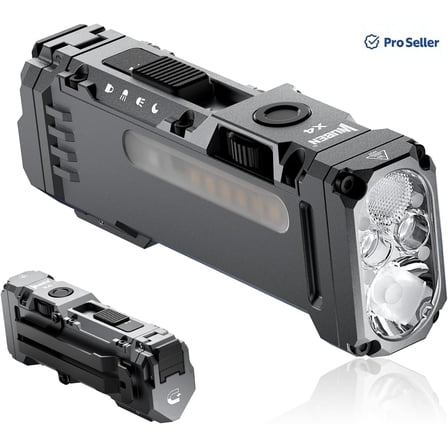 DEWALT Rechargeable USB-C LED Flashlight, 1,000 Lumens, Jobsite Durable ...