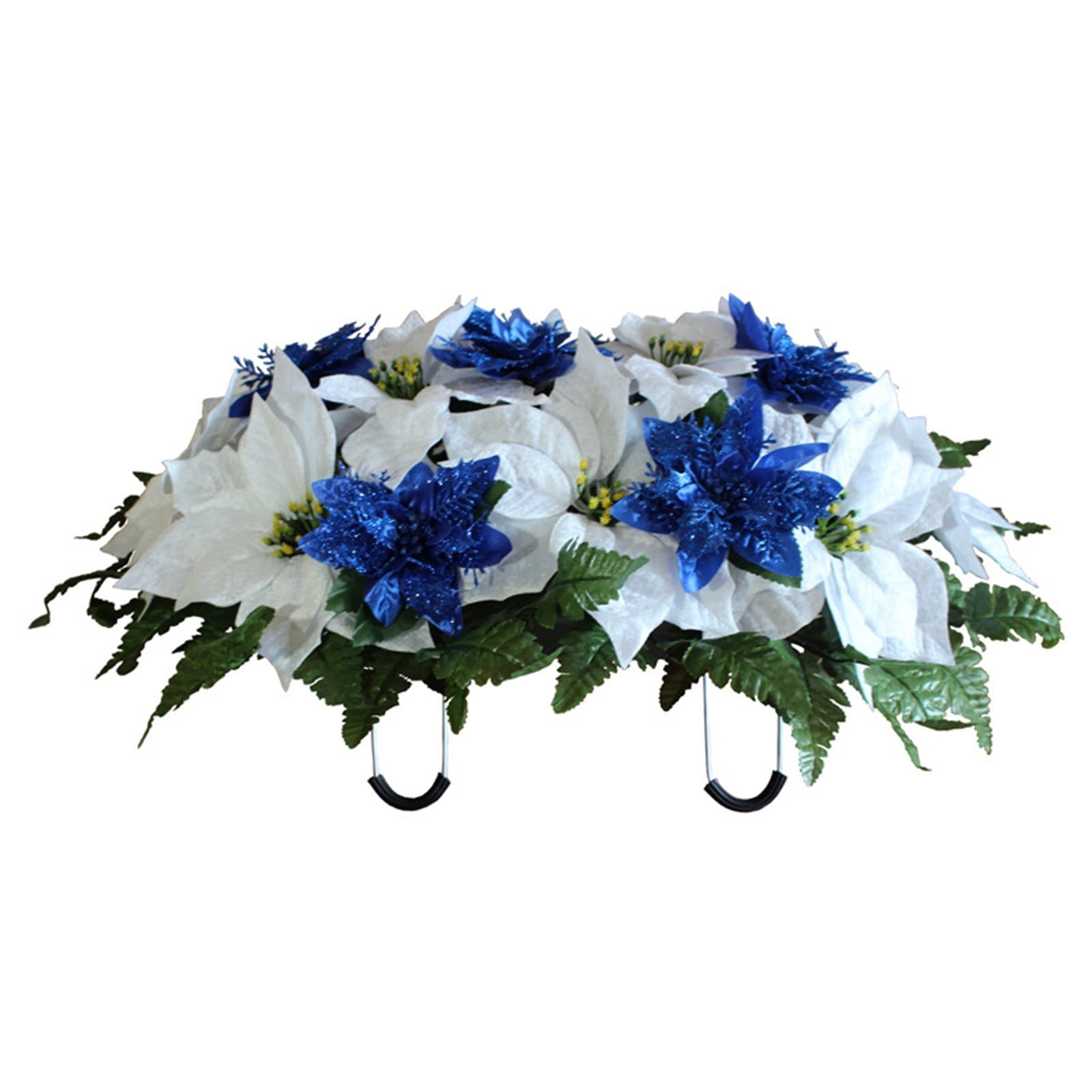 WUJDF Cemetery Flower Saddle – Memorial Decor with Vase, Sentimental ...