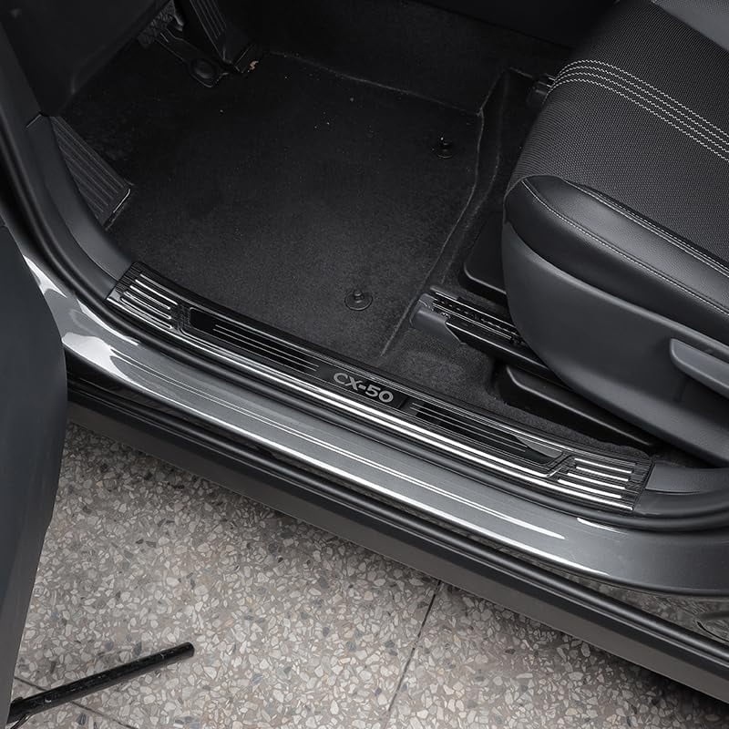 WUJZ Compatible with Mazda CX50 Door Sill Trim CX50 Accessories ...