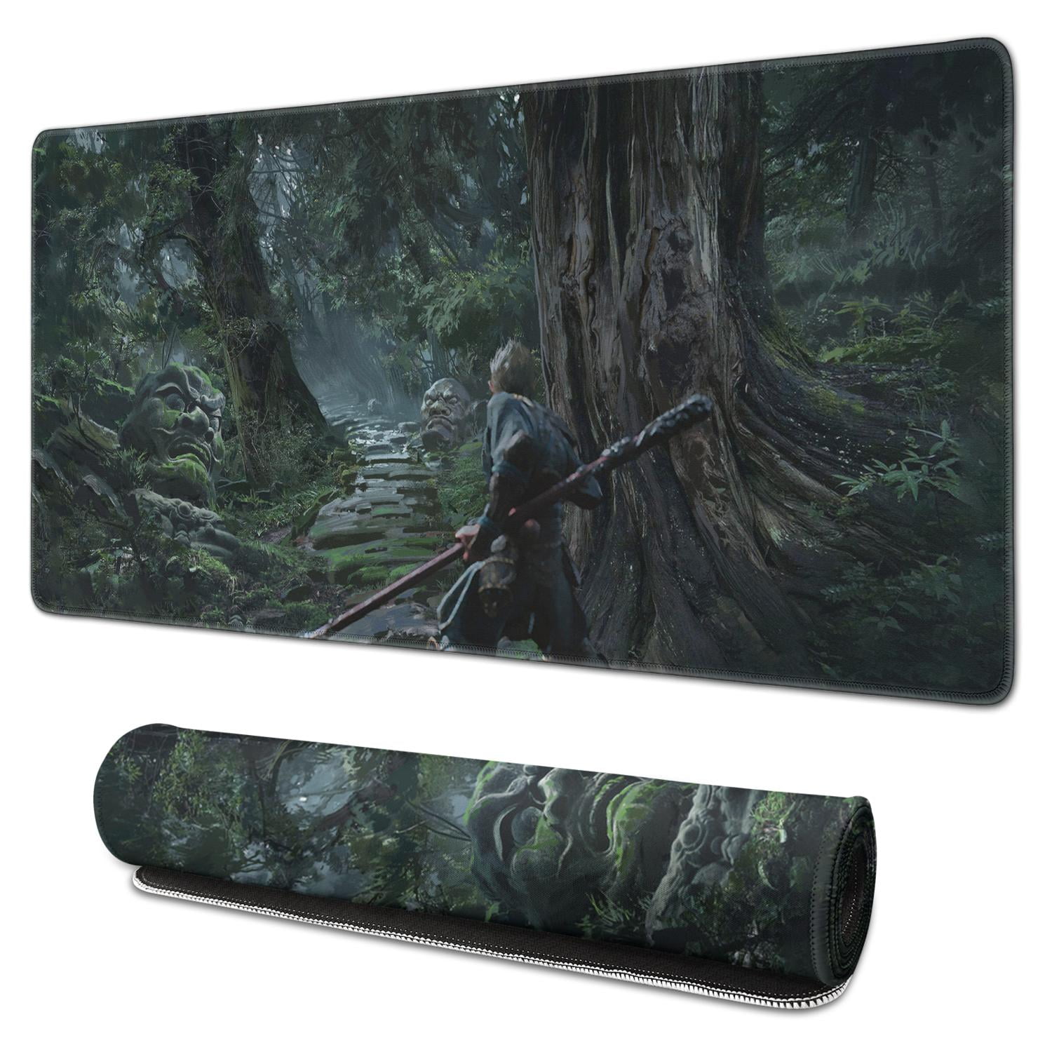 WUKONG Gaming Mouse Pad No Skid Wukong Rubber Mousepad for Table Desk ...