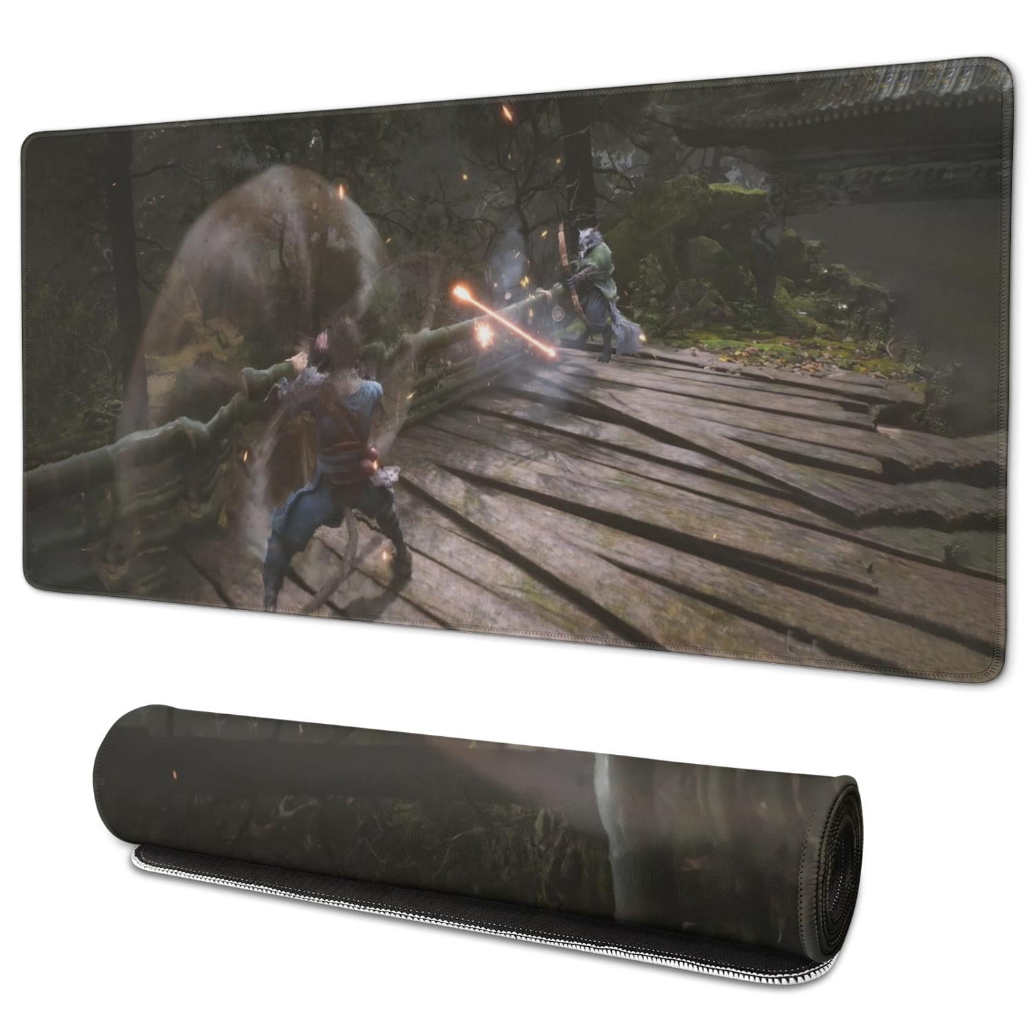 WUKONG Gaming Mouse Pad Non Skid Wukong Rubber Mousepad for Table Desk ...