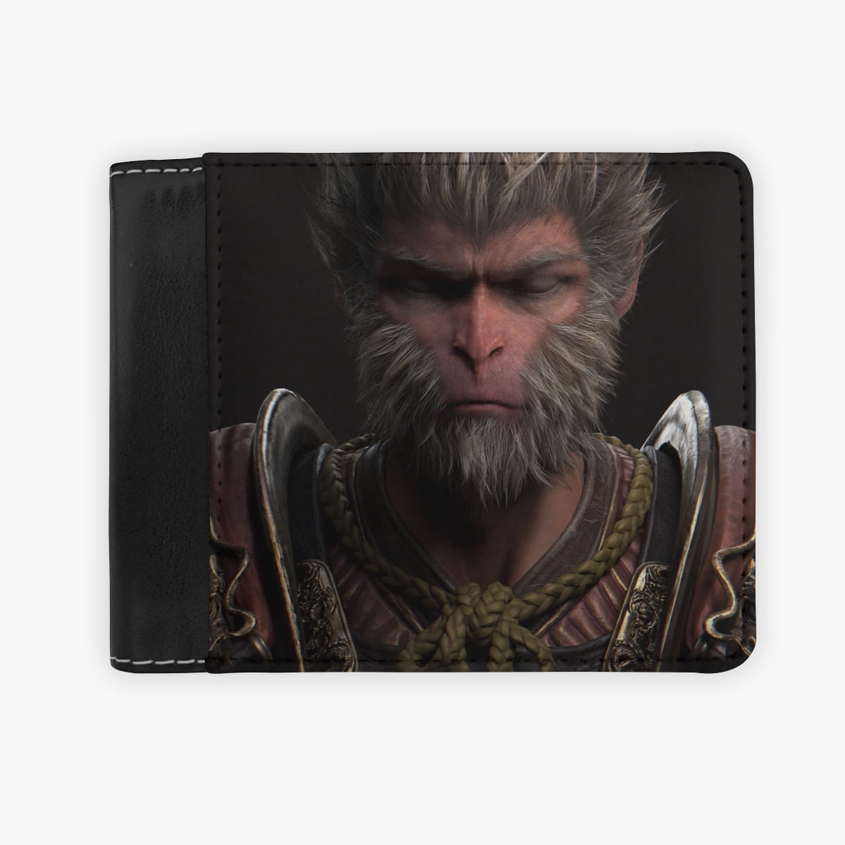 WUKONG Wallets for Men Anime Faux Leather Slim Wallet Short Bi-fold ...