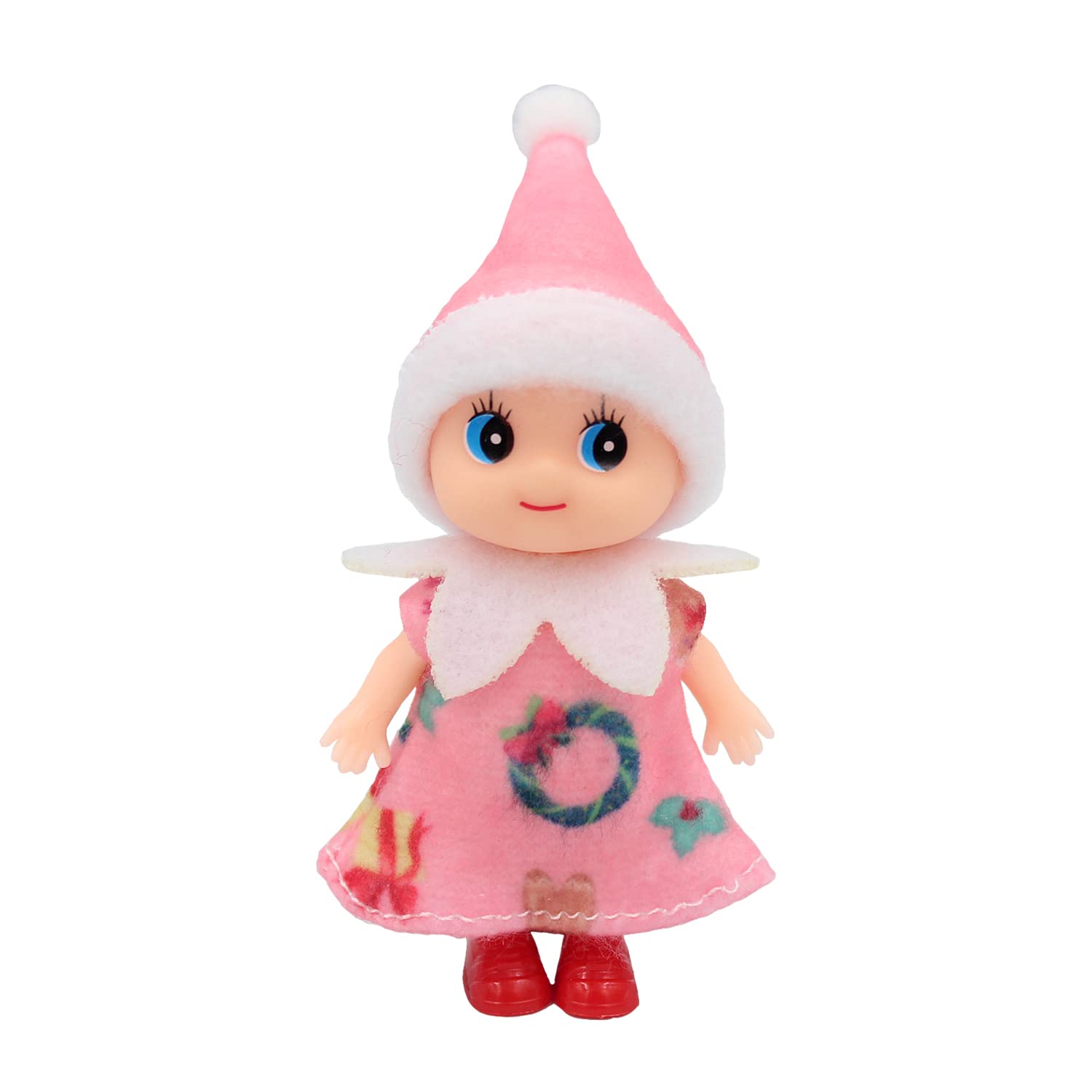 WULEEUPER Tiny Baby Elf Doll | Christmas Miniature Elf Decoration ...