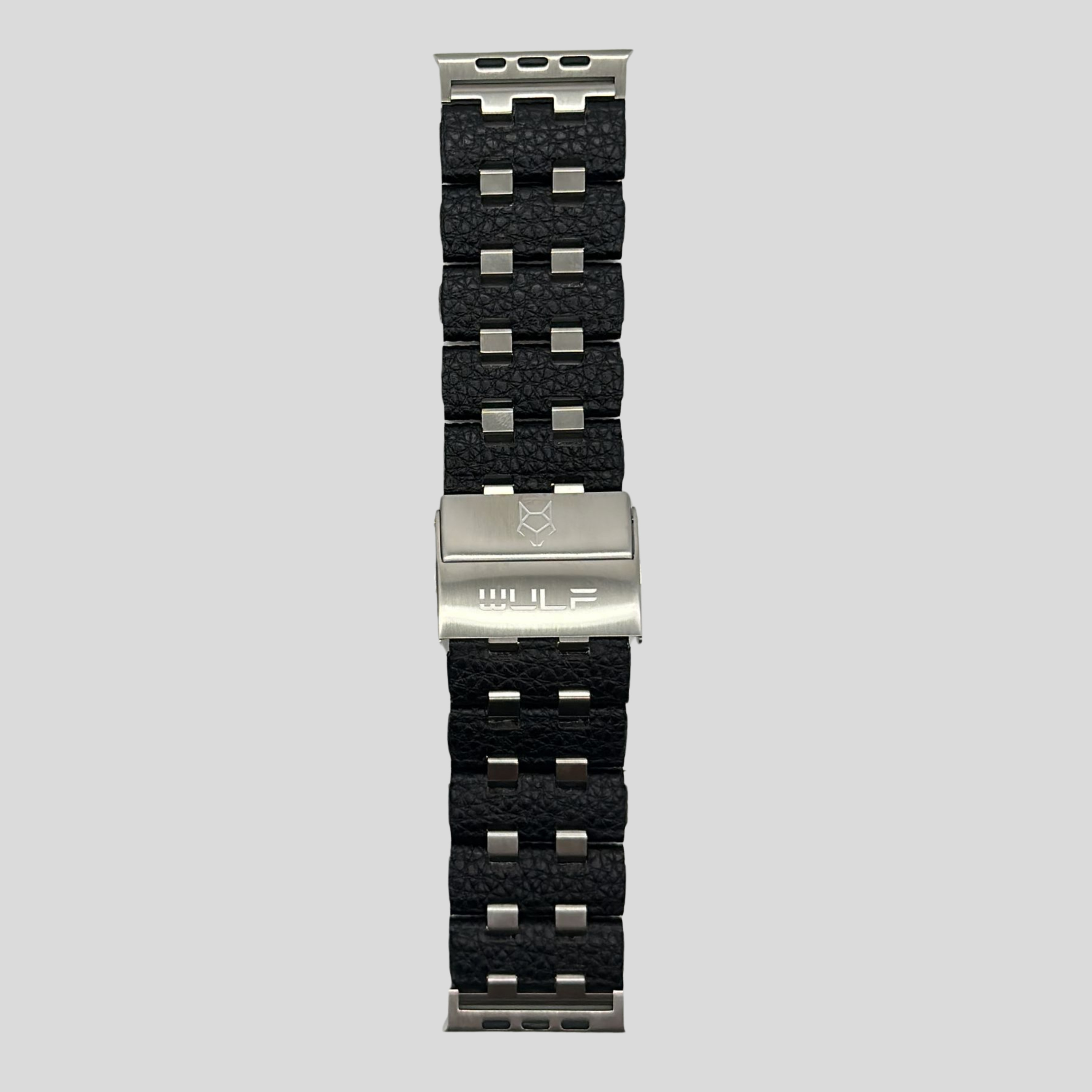 WULF 304L SS Leather Watch Band - Walmart.com