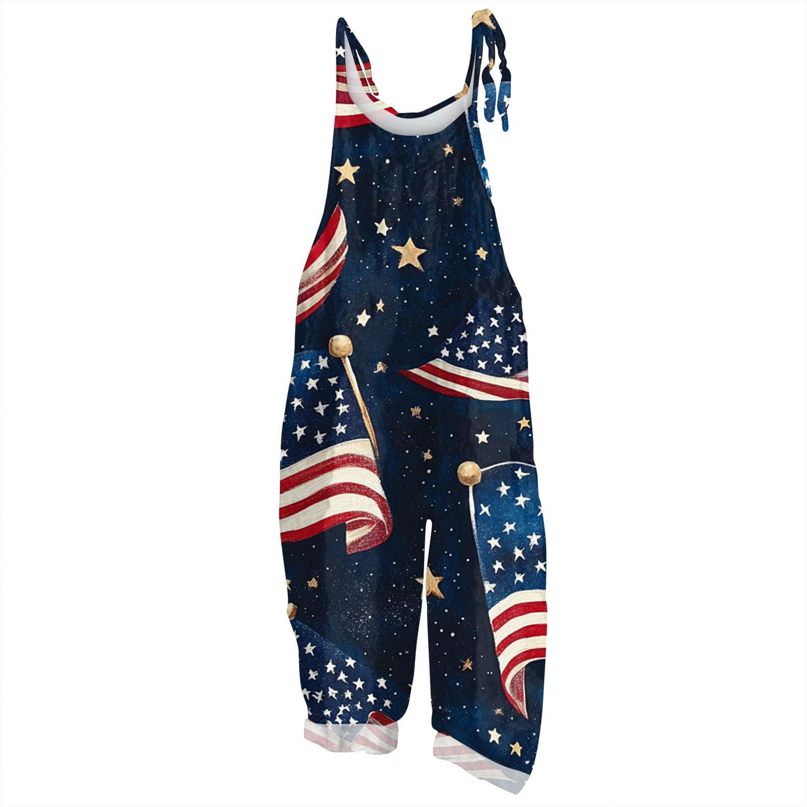 WULMLEO 4th Of July Romper for Women Red White and Blue Crew Neck 1776 ...