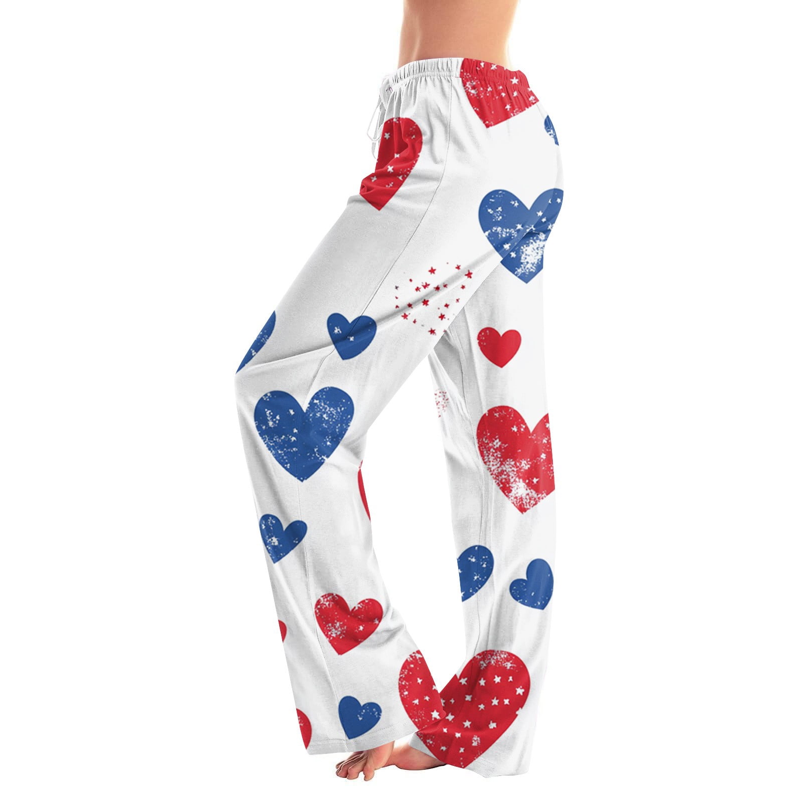 WULMLEO Fourth Of July Pajamas for Women 1776 Patriotic High Elastic ...