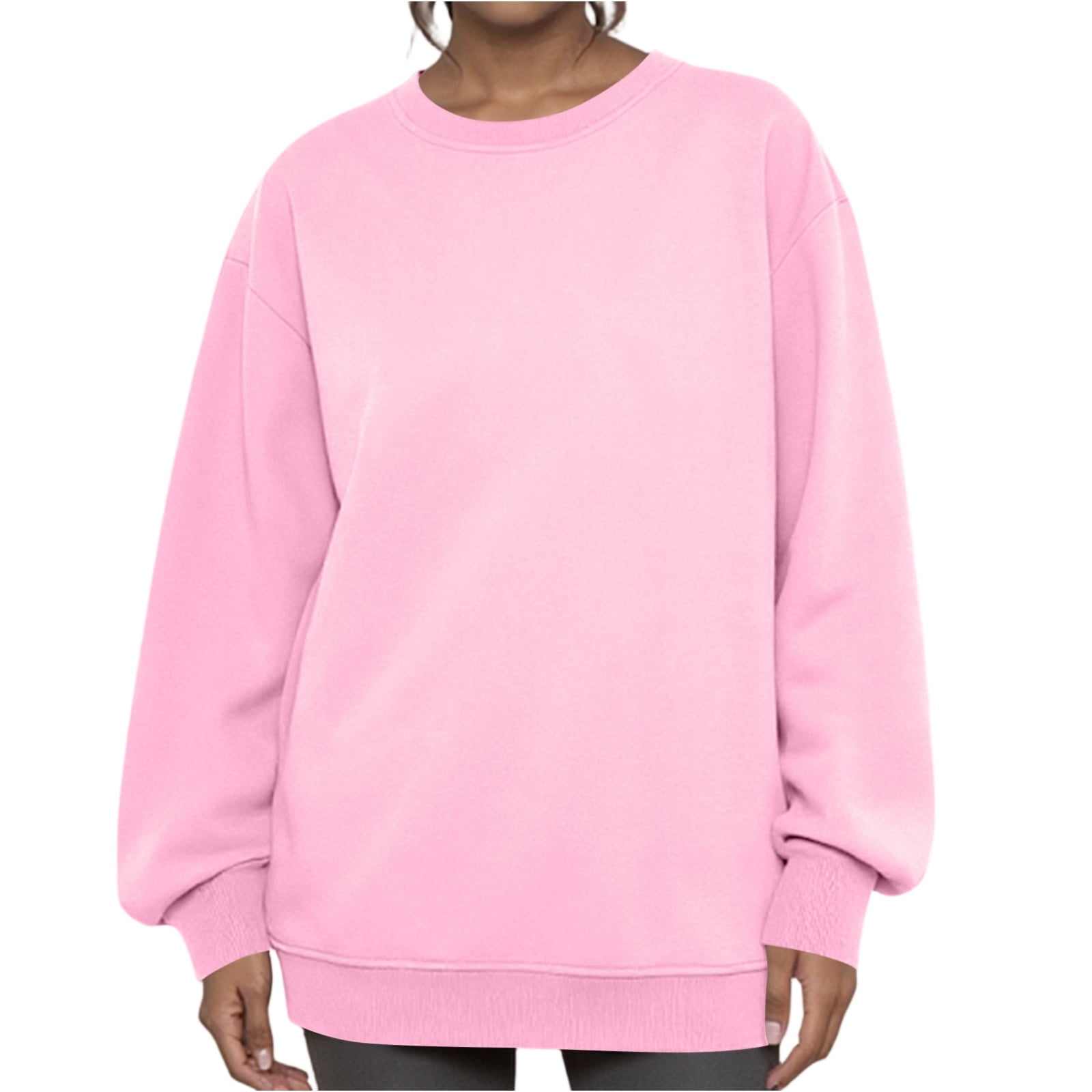 WULMLEO Women Sweatshirts Plus Size Lightweight Pullover Tops Raglan ...