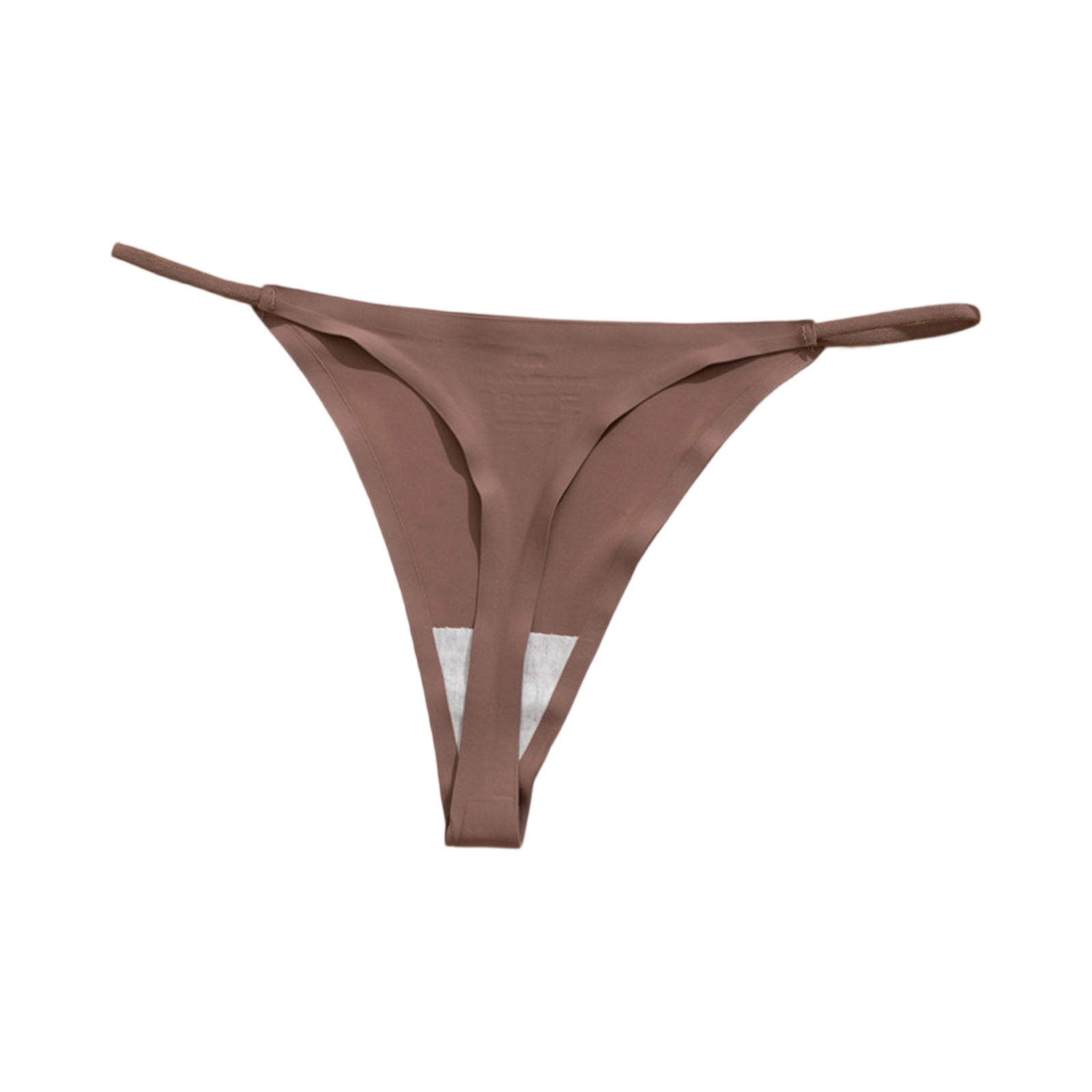 WULMLEO Women's Metallic Thong Bikini Bottom Low Rise Cheeky Swim ...