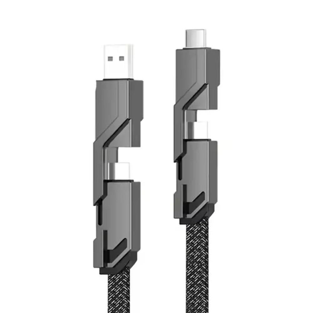 WUNGSENN 4 In 1 Fast Charging Data Cable Suitable For Type-C One ...
