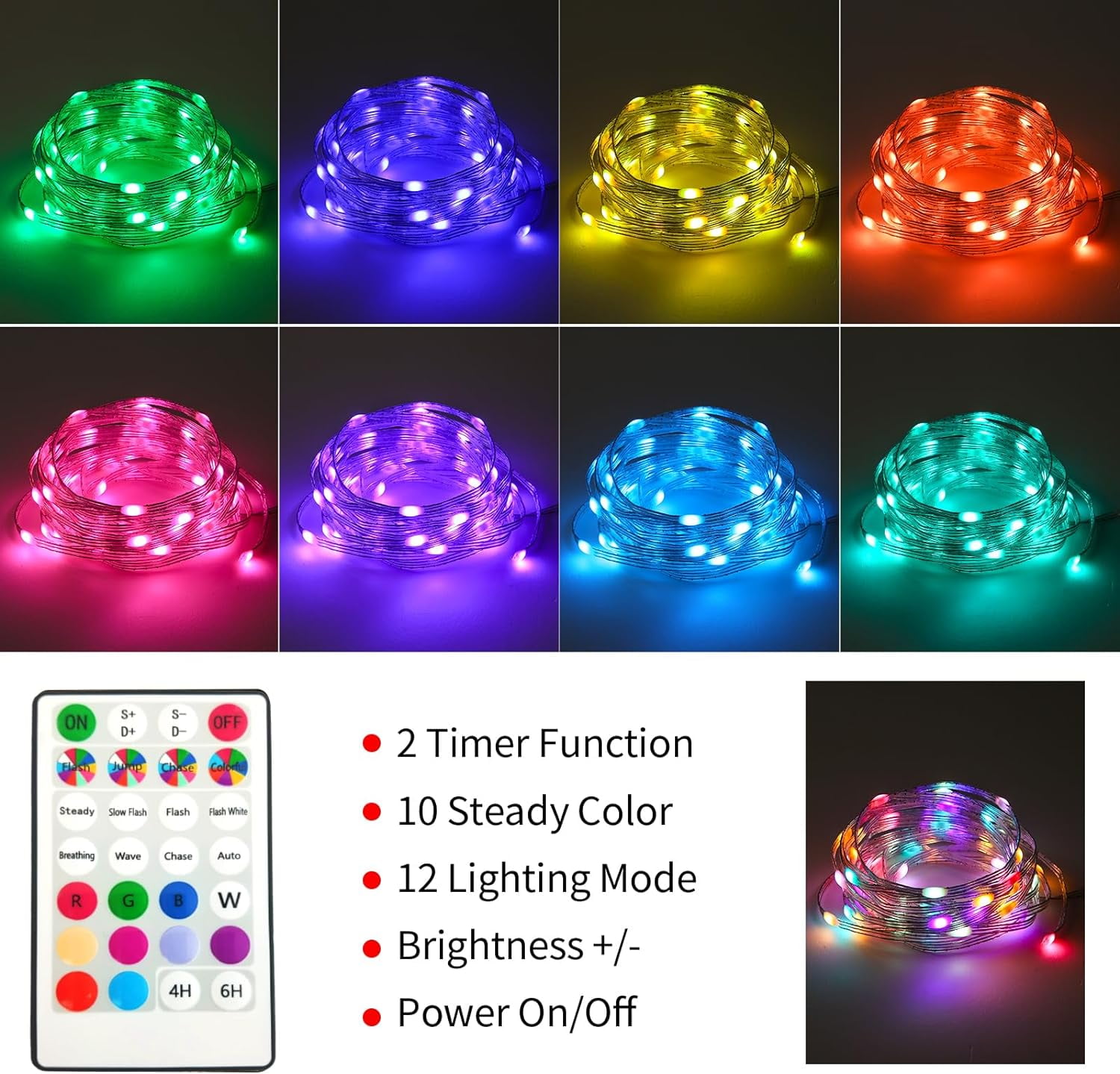 Inspiring Color Changing String Lights Photos