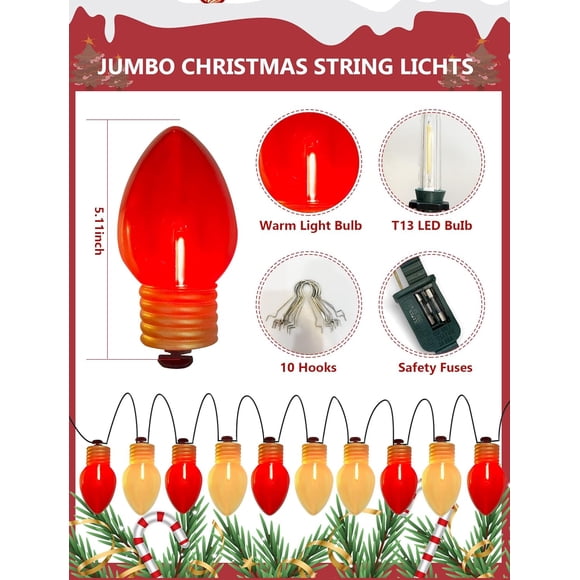 Giant Outdoor Christmas Bulbs