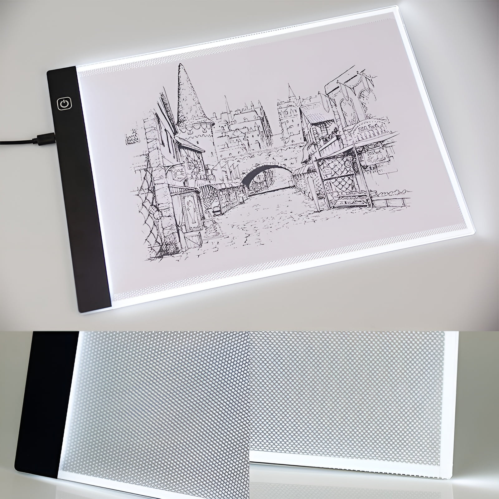 WUSI Portable LED Light Box Tracer A4, Ultra-Thin, USB Power for ...
