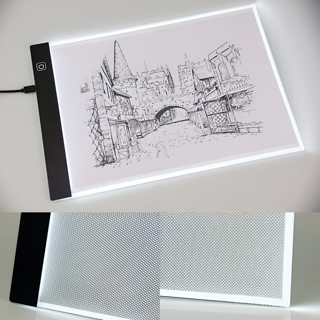 WUSI Portable LED Light Box Tracer A4, Ultra-Thin, USB Power for ...