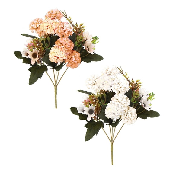 WUSUOWEI 6Pcs ArtificialFlowers Spring Sunmmer Decor 11.4 inch ...