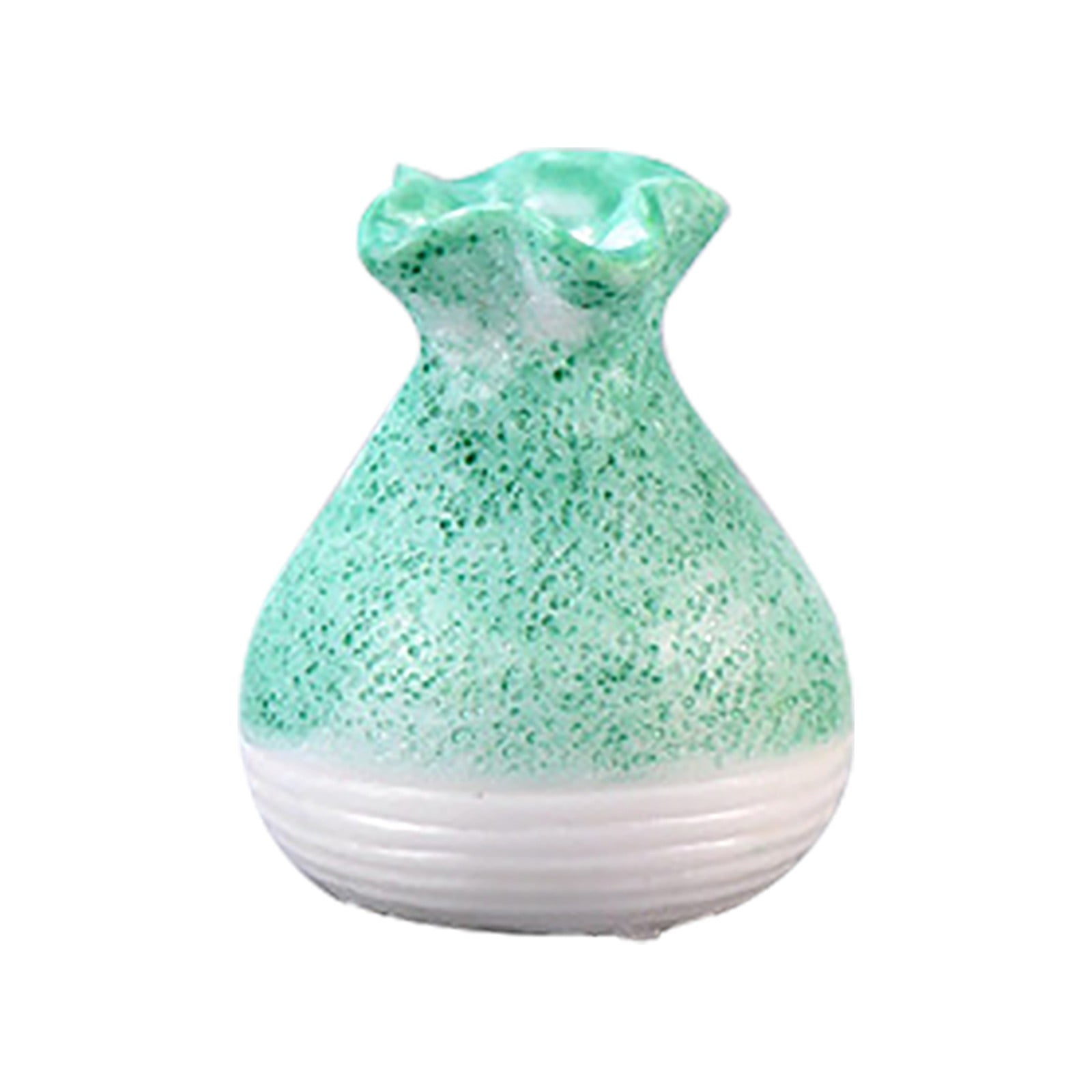 WUTYU 1 Pack Mini Bud Vases Tiny Flower Vase Resin Small Ceramic ...