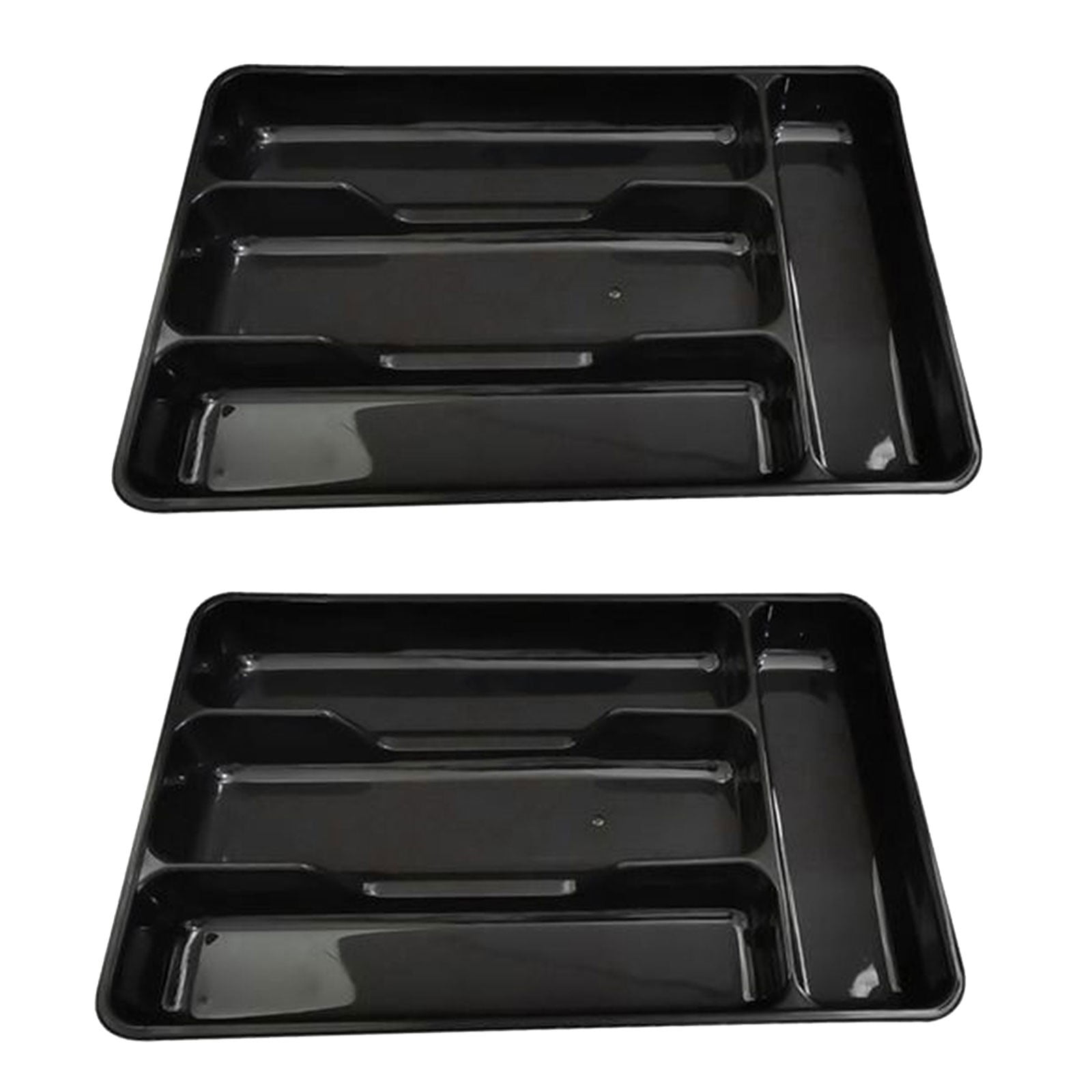 WUTYU 2PCS Flatware Storage Tray Kitchen Cutlery And Accessories Box ...